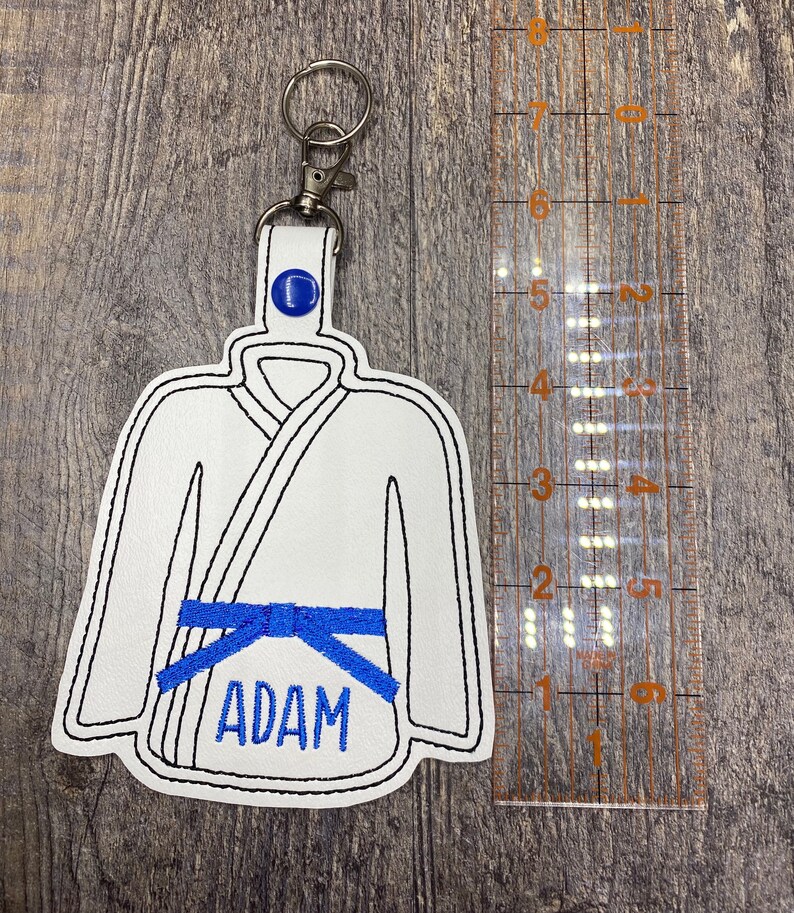Personalized Karate Keychain With Name Personalized Karate - Etsy