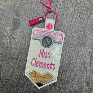 Pencil Centegix Alarm ID Badge Holder, Alarm Holder Key Ring ...