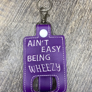 Ain't Easy Being Wheezy Personalized/monogrammed Asthma Inhaler Case ...