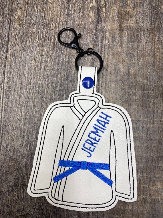 Personalized Karate Keychain With Name Personalized Karate - Etsy