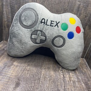 Personalized Video Game Controller Pillow, Gamer Pillow, Gamer Gift ...