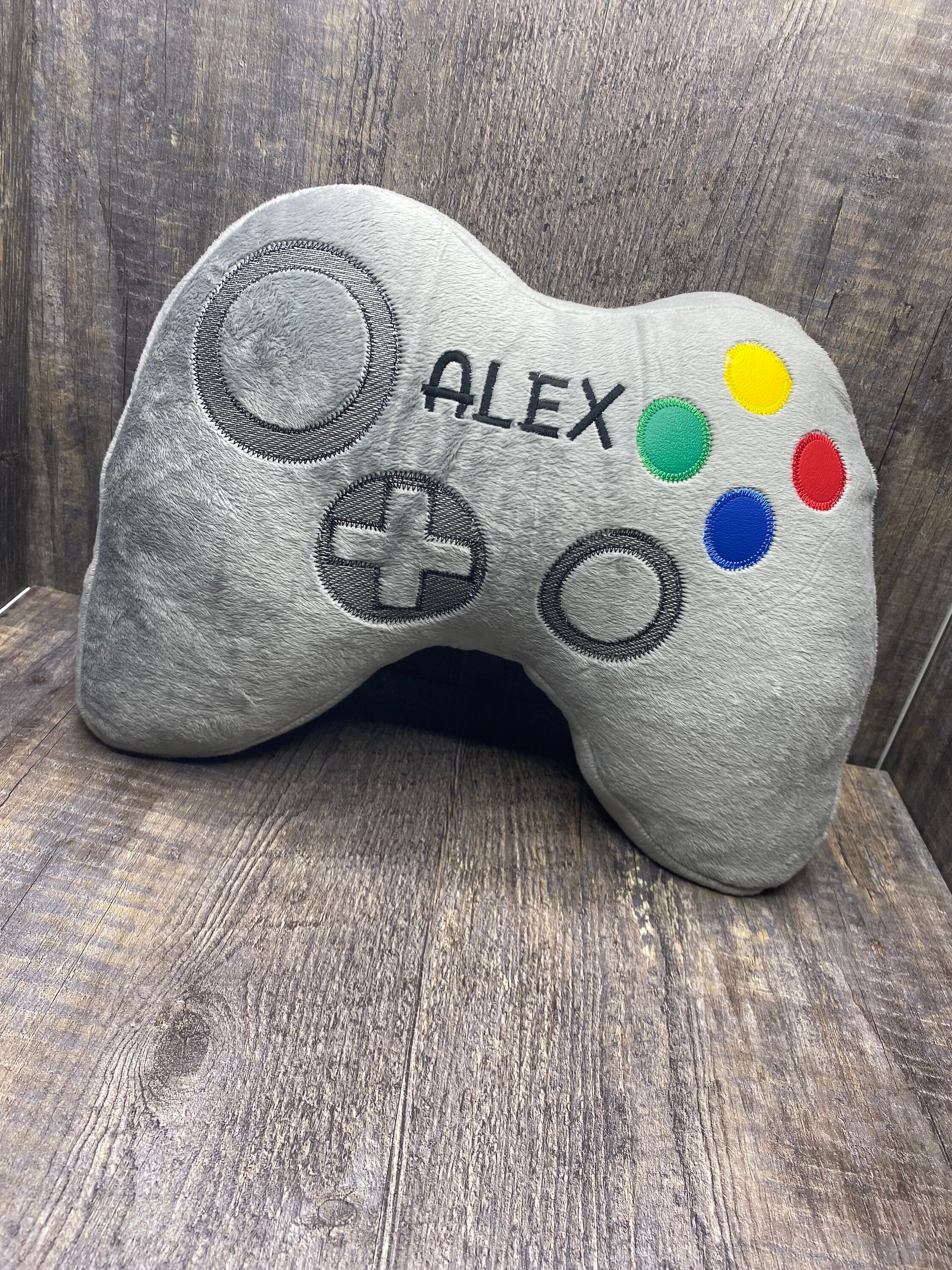 Personalized Video Game Controller Pillow, Gamer Pillow, Gamer Gift ...