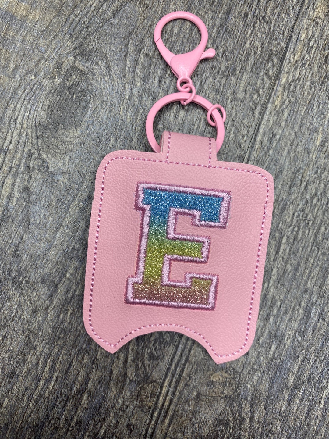 Rainbow Monogrammed Classroom Doorbell Holder, Class Bell Case Key ...