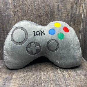 Personalized Video Game Controller Pillow, Gamer Pillow, Gamer Gift ...