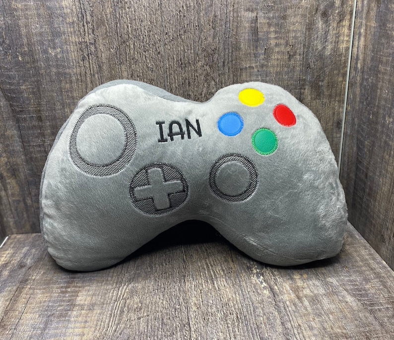 Personalized Video Game Controller Pillow, Gamer Pillow, Gamer Gift ...