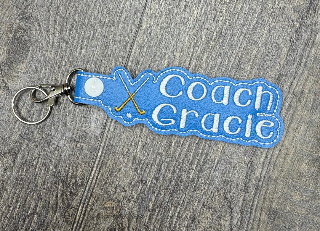 Custom Field Hockey Keychain, Field Hockey Team Gifts, Personalized ...