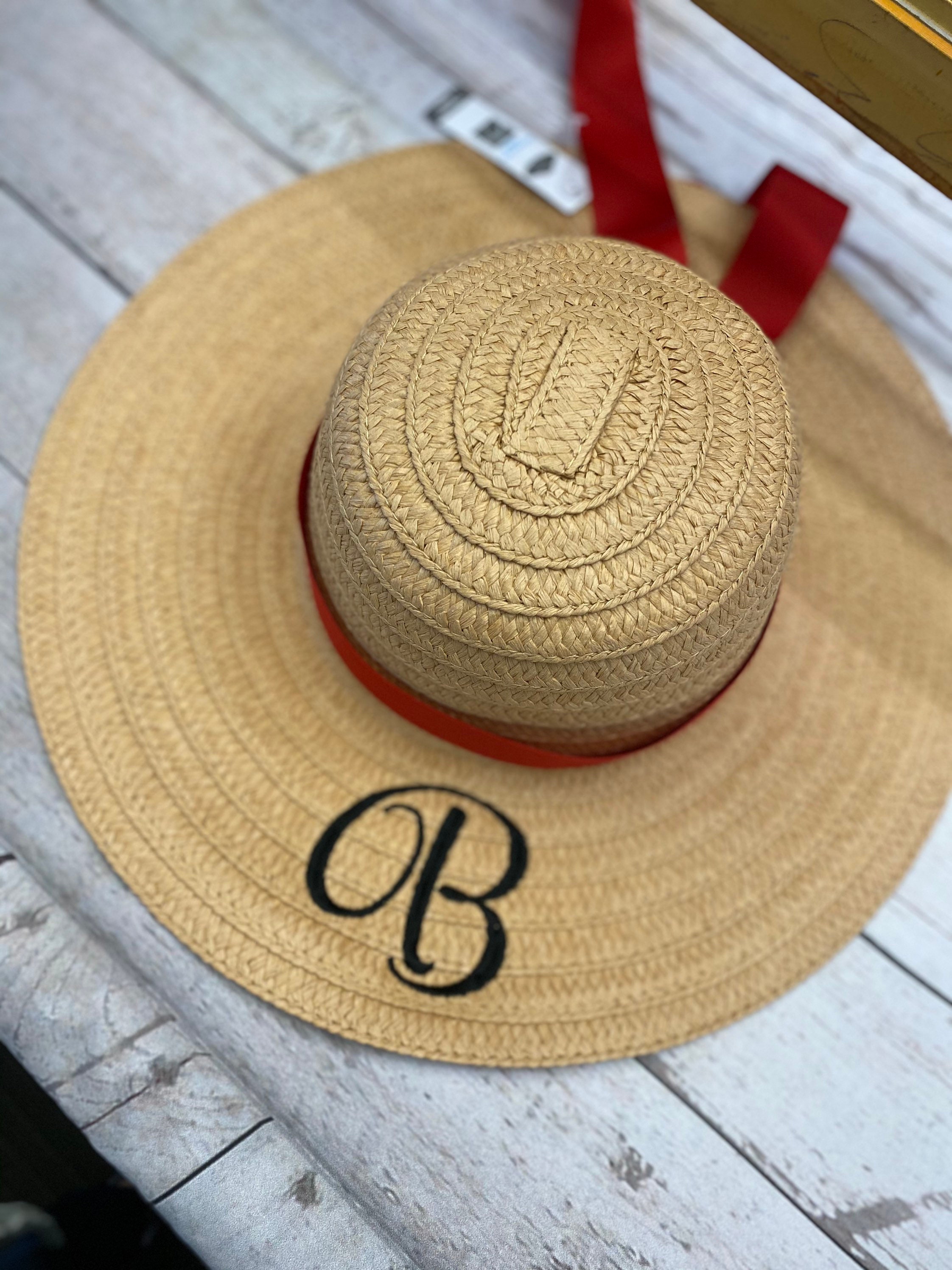 Personalized Floppy Sun Hat | Custom Personalized Beach Hat ...