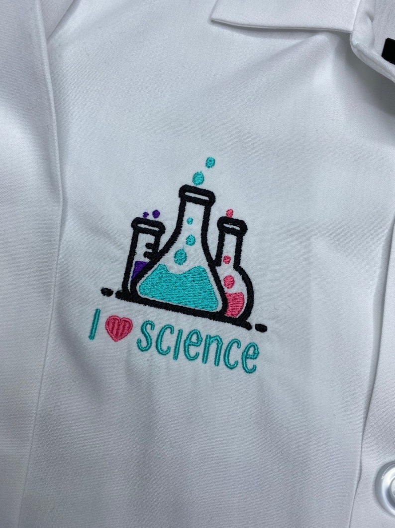 Kids' Custom Lab Coat Embroidered Personalized Kids Lab - Etsy