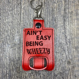 Ain't Easy Being Wheezy Personalized/monogrammed Asthma Inhaler Case ...