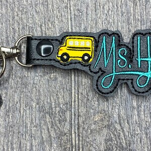 Custom Bus Driver Keychain, Personalized Bus Driver Gift, Bus Number ...