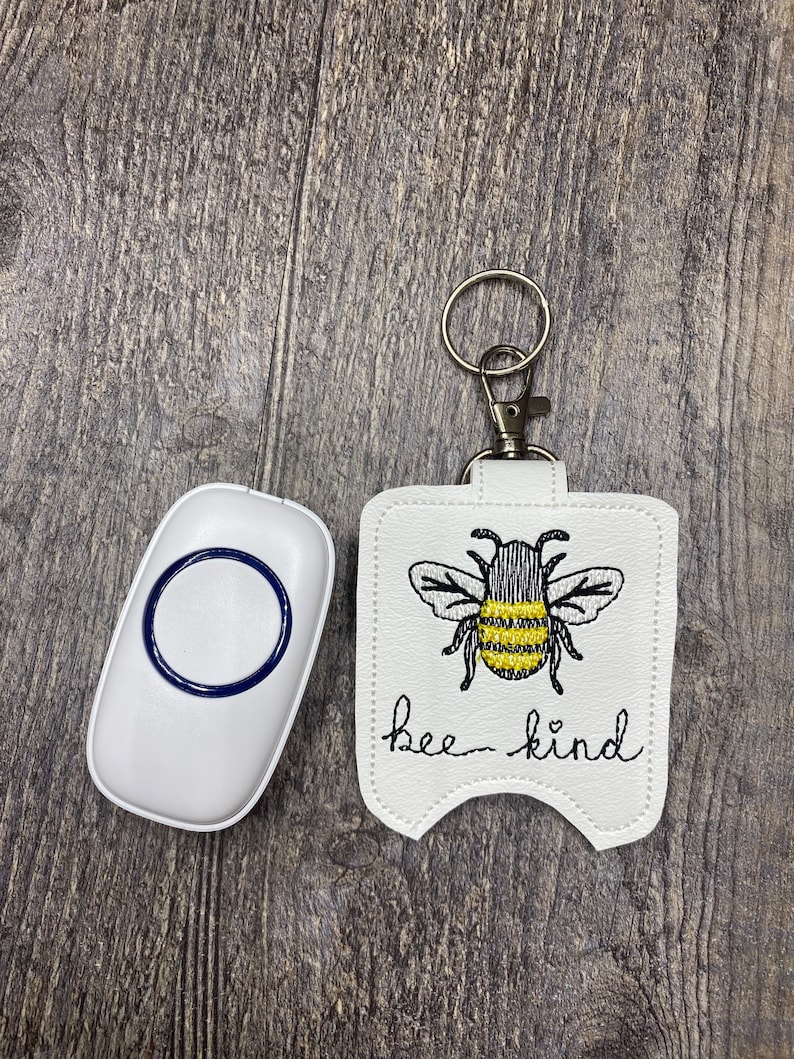 Bee Kind Classroom Doorbell Holder Class Bell Case Key Chain - Etsy