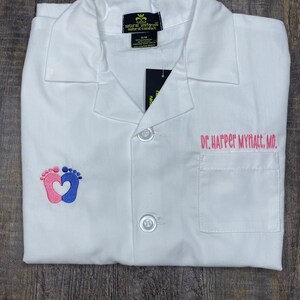 Kids' Custom Doctor Lab Coat, Embroidered Personalized Kids Lab Coat ...