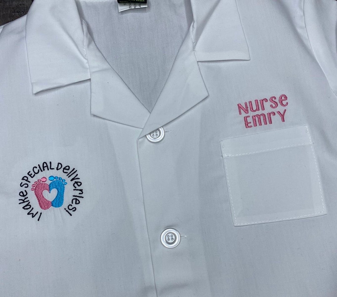 Kids' Custom Doctor Lab Coat, Embroidered Personalized Kids Lab Coat ...