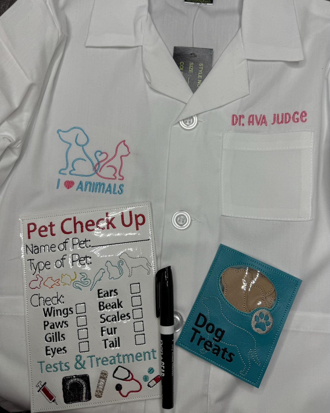 Pretend Pet Check up Chart Vet Kid, Pretend Nurse Kids, Pretend ...