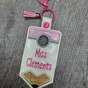 Pencil Centegix Alarm ID Badge Holder, Alarm Holder Key Ring ...