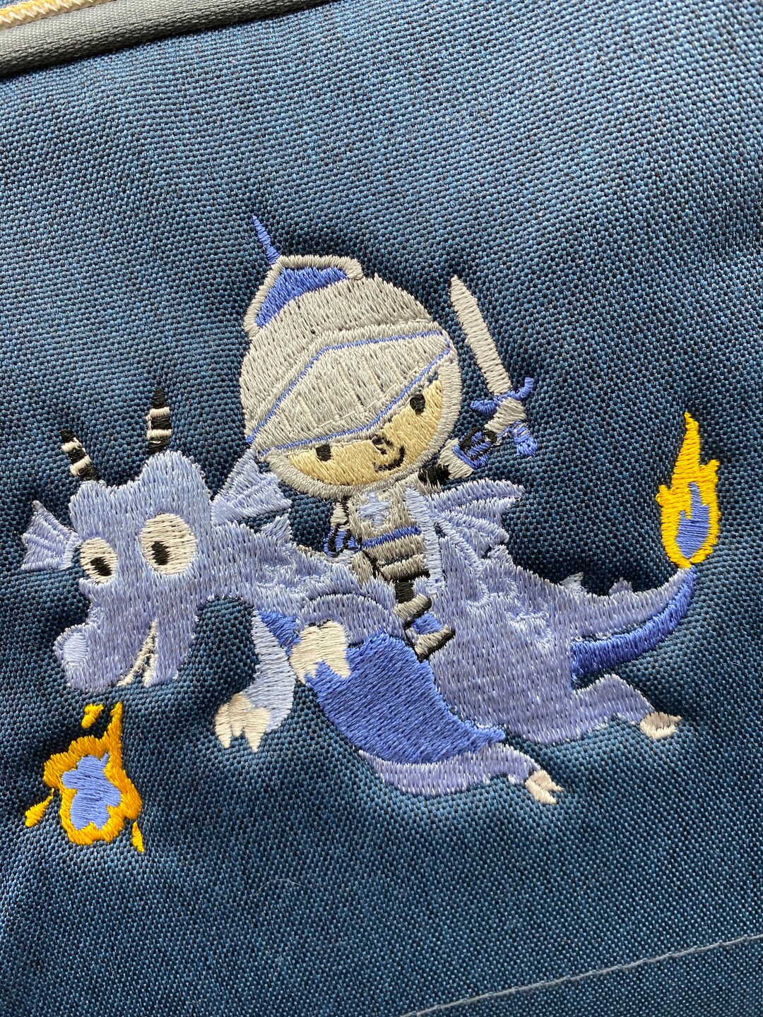 Dragon and Knight Land Diaper Bag With Matching Hand Holder, Land ...