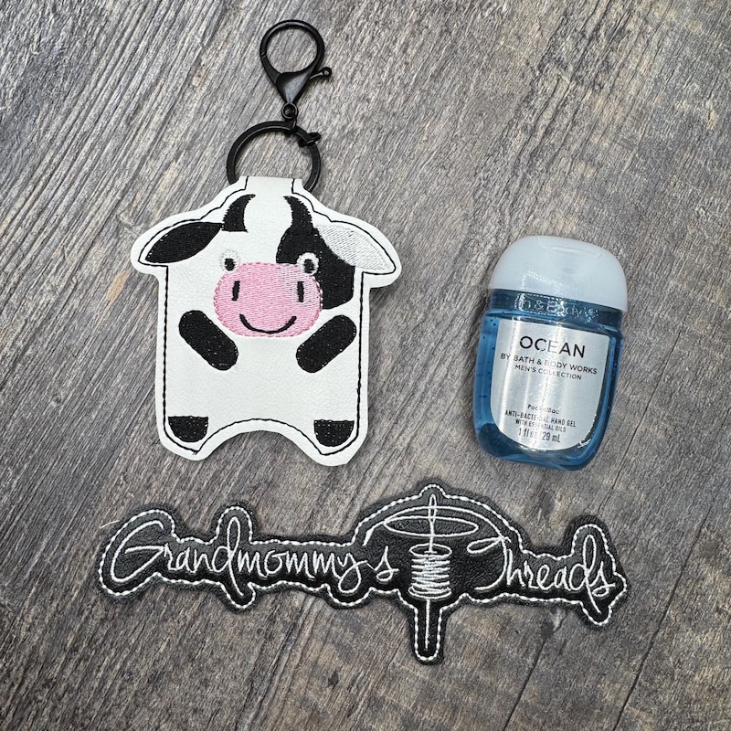 Sanitizer Holder Cow - Etsy
