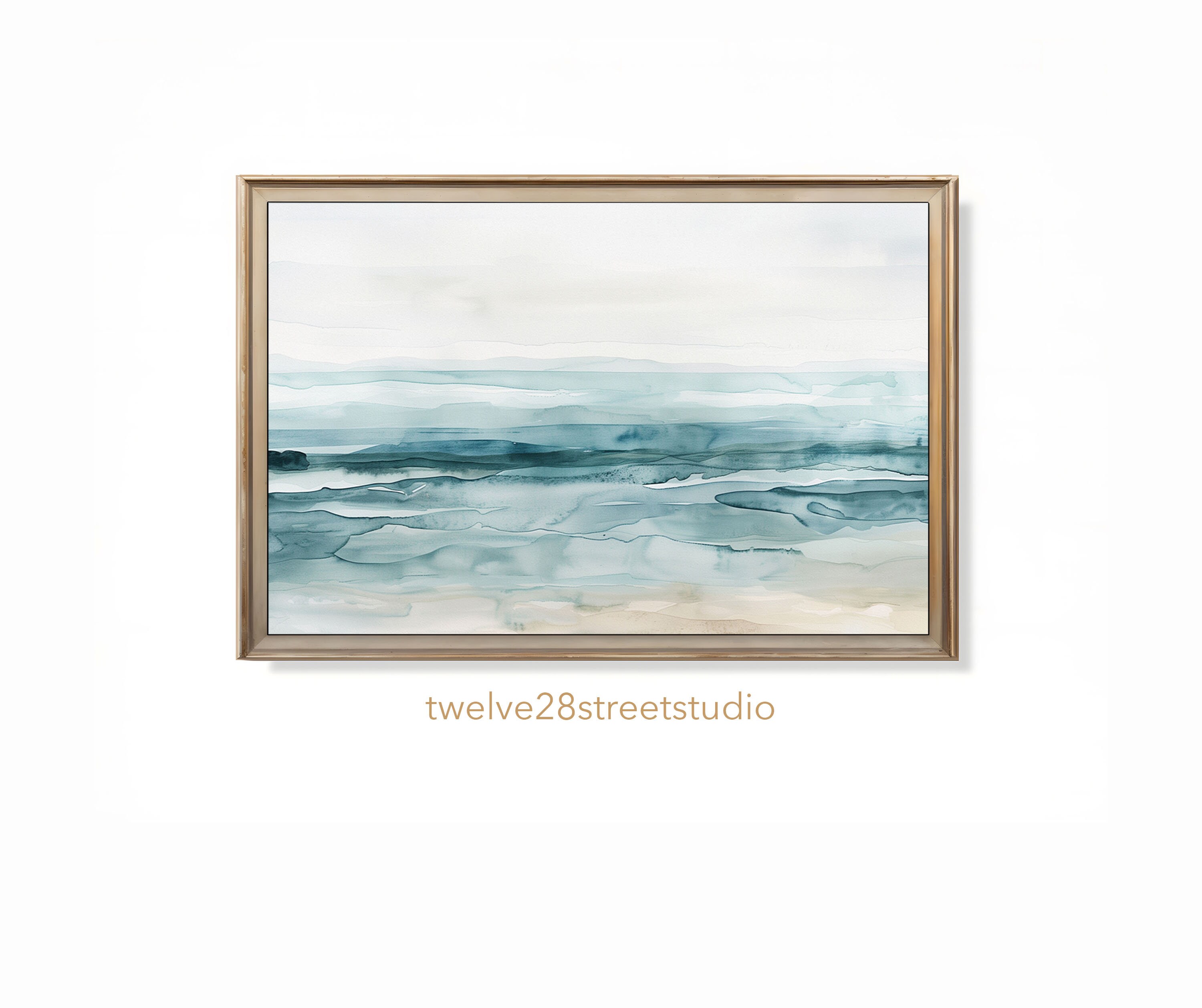 SD120 Printable Beach Art, Printable Abstract Watercolor, Abstract ...