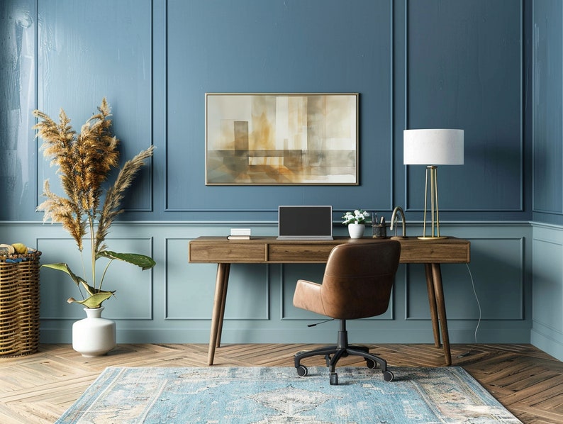 SD188 Printable Abstract Art, Neutral Tones, Muted Tonal Painting ...