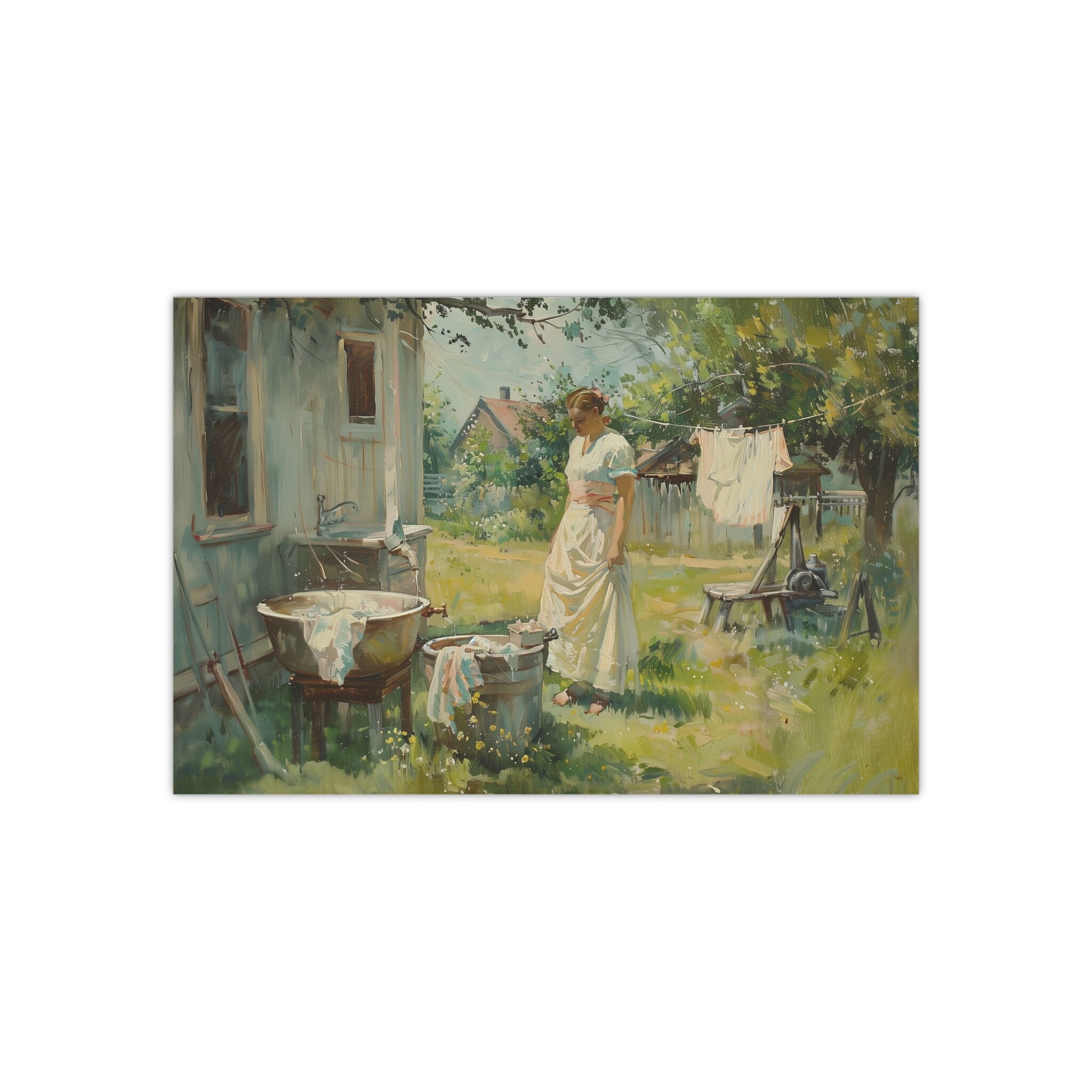 SP136 Vintage Laundry Day Print, Laundry Day, Laundry Room Art, Laundry ...