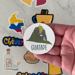 Colombia Stickers Colombian Stickers Colombia Flag Stickers Colombian ...