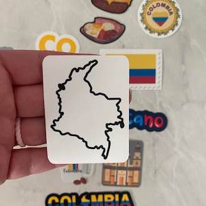Colombia Stickers Colombian Stickers Colombia Flag Stickers Colombian ...