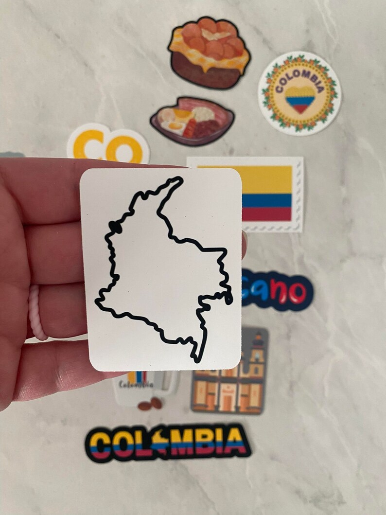 Colombia Stickers | Colombian Stickers | Colombia Flag Stickers ...