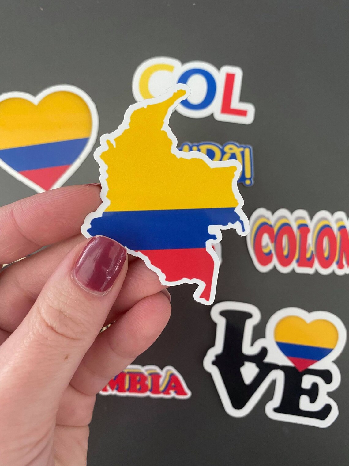 Colombia Stickers Colombian Stickers Colombia Flag | Etsy