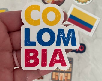 Colombia Stickers | Colombian Stickers | Colombia Flag Stickers ...