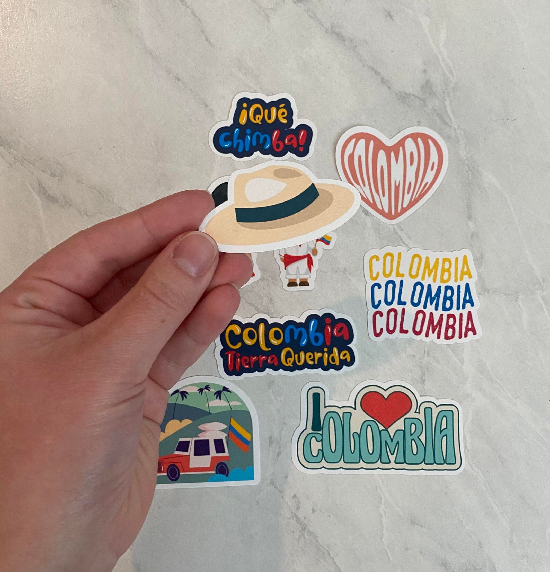 Colombia Stickers | Colombian Stickers | Colombia Flag Stickers ...