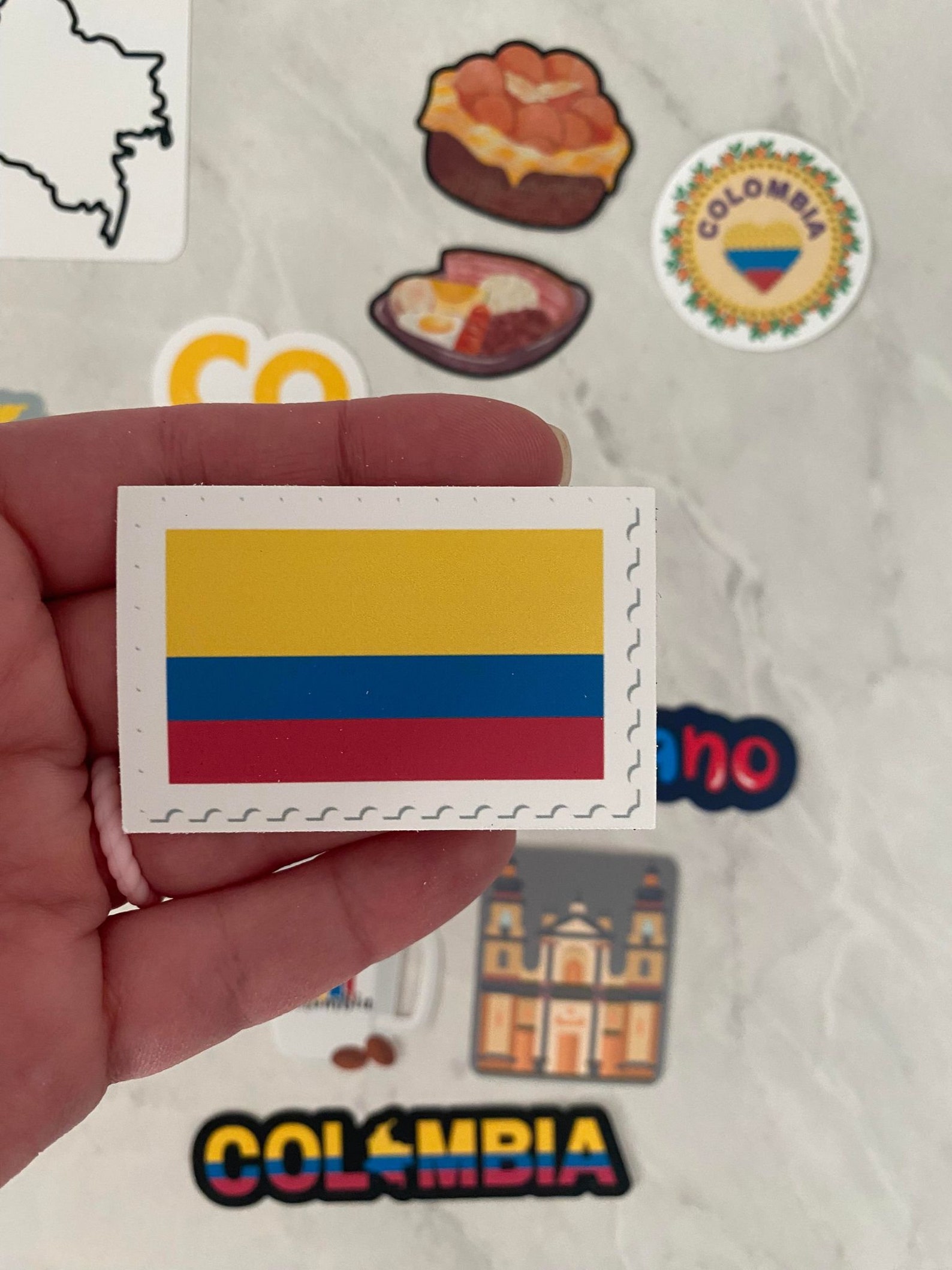 Colombia Stickers | Colombian Stickers | Colombia Flag Stickers ...