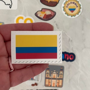 Colombia Stickers Colombian Stickers Colombia Flag Stickers Colombian ...