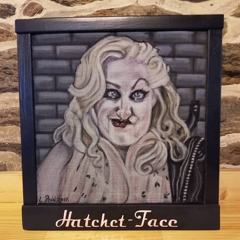 Archival Print of Kim Mcguire Character Mona "hatchet-face" Malnorowski ...