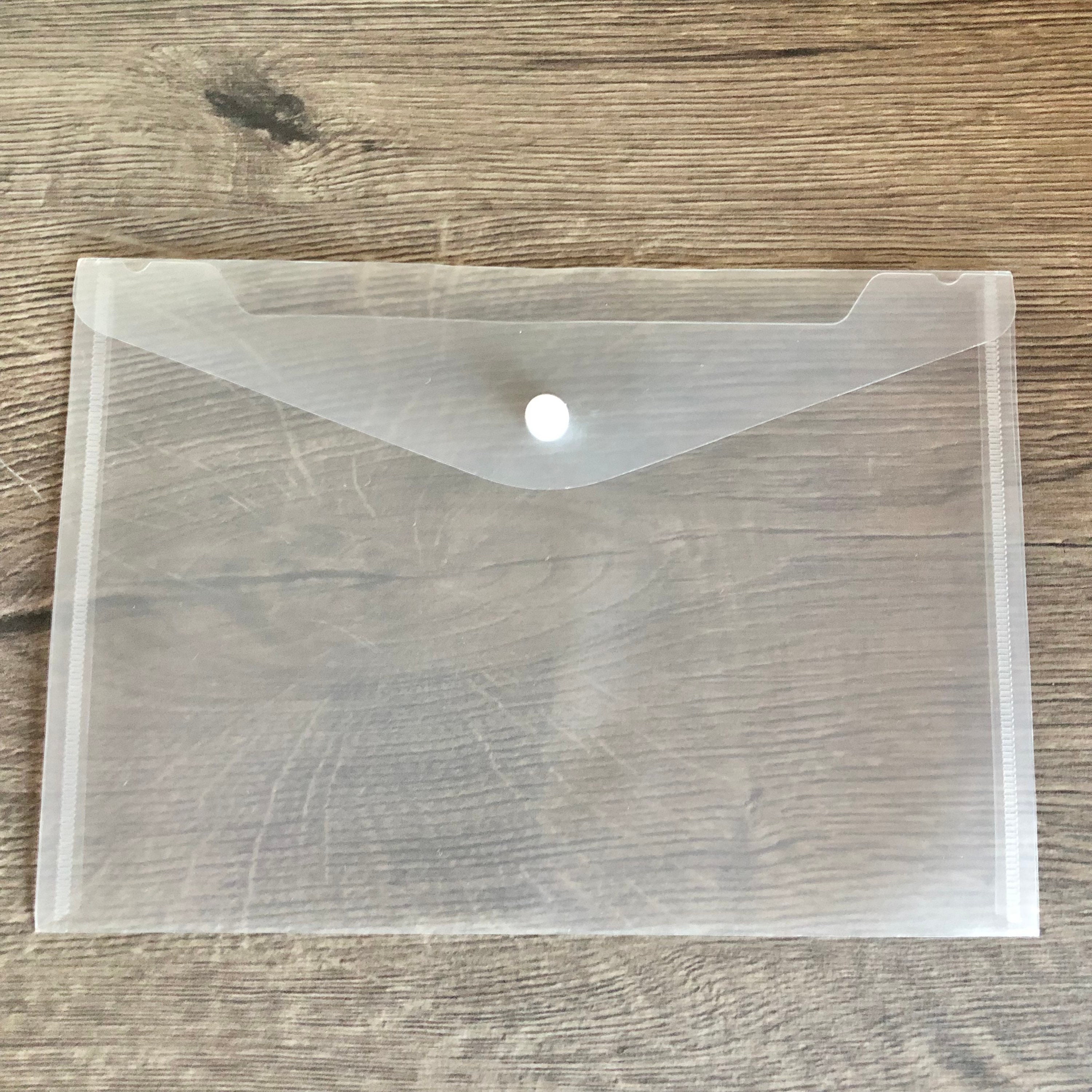 Plastic Storage Folder Wallet Envelope (medium) - Etsy UK