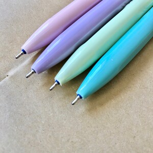 One Blue Ball Point Gel Pen Journaling Pens Handwriting - Etsy