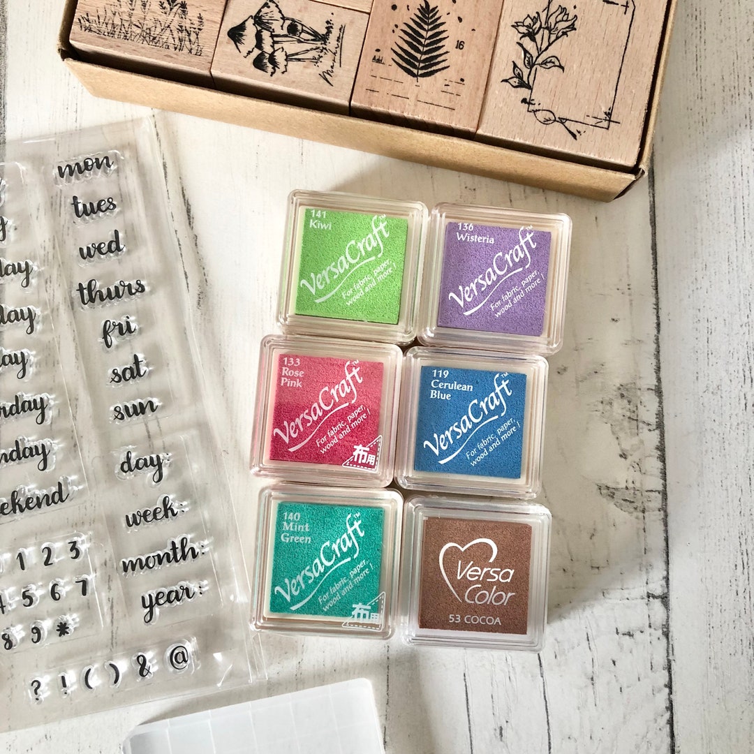 Versacraft Mini Ink Pad Fabric Paper Card - Etsy
