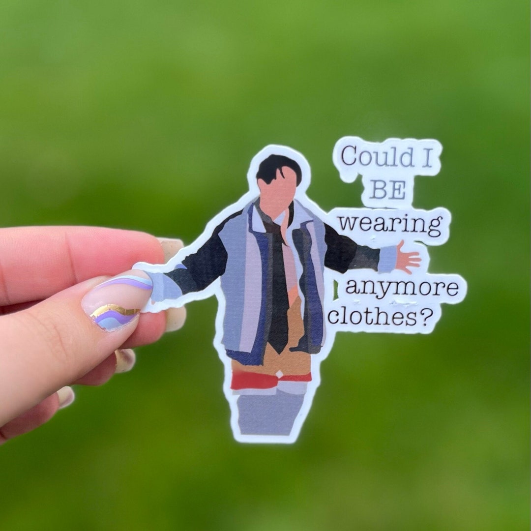 Could I BE Wearing Any More Clothes? Joey Friends TV Show Sticker ...