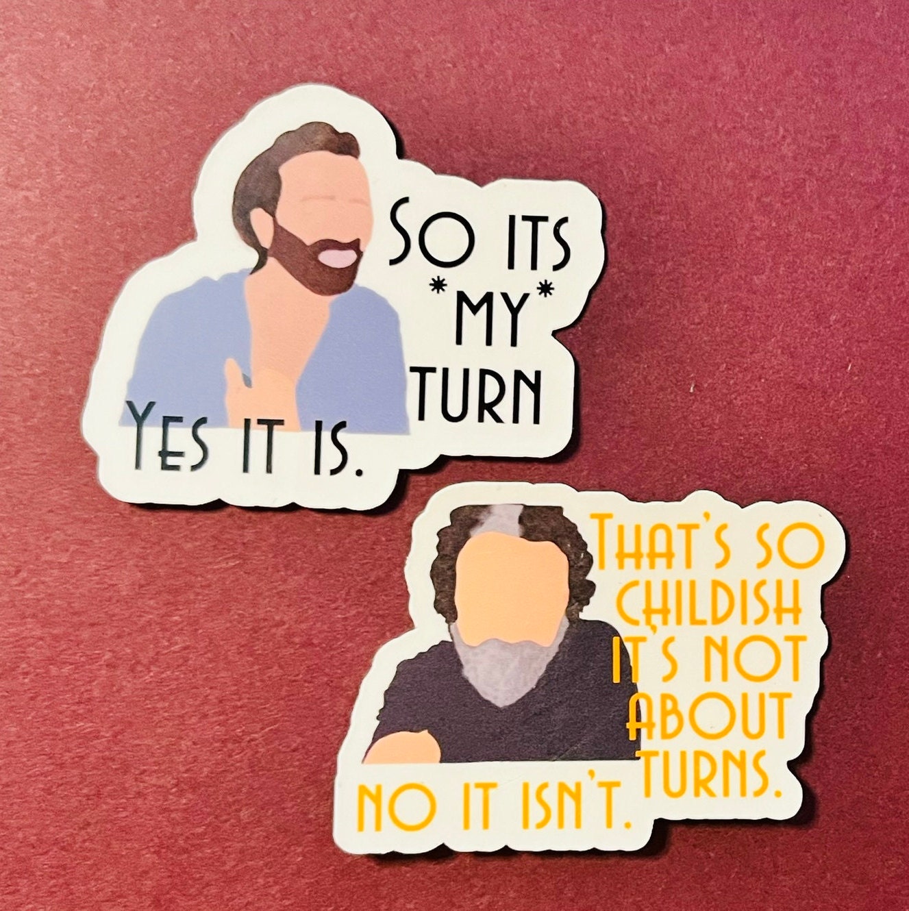 Staged Handmade Vinyl Die-cut Stickers - Etsy