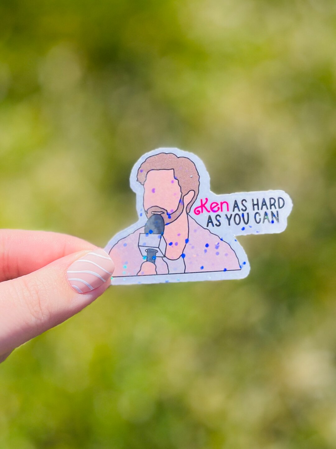 Just Ken as Hard as You Can!| Ryan Gosling Sticker - Etsy
