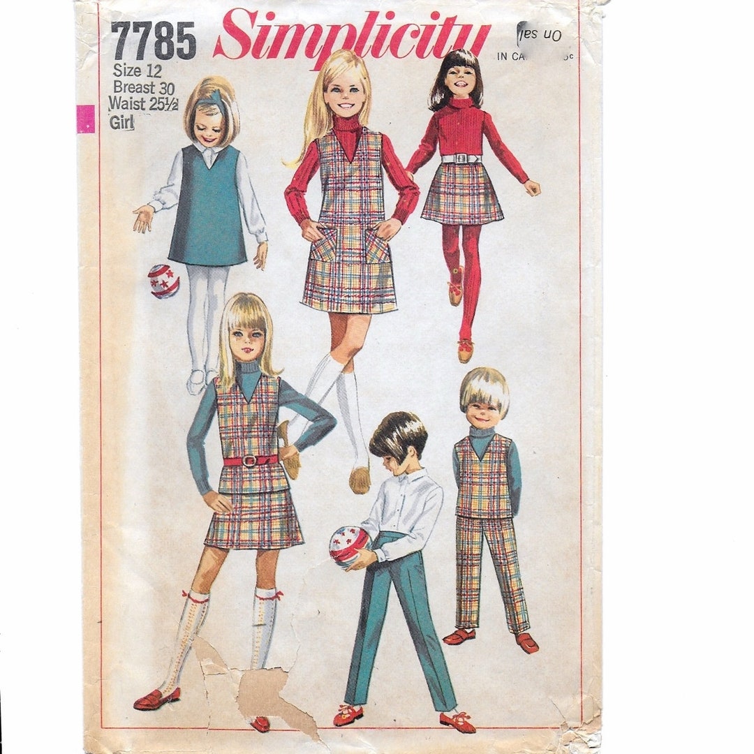 An A-line, V-neckline Sleeveless Jumper or Top, A-line Skirt & Pants ...