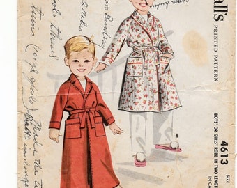 Boys Robe Pattern | Etsy