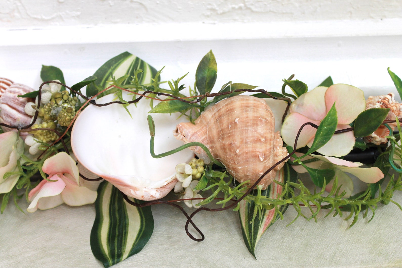Large Silk Floral Festoon - Seashells (F24-13) - Etsy