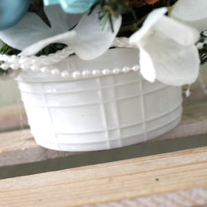 Small Artificial Tabletop Christmas Tree Blue White XST22-28 - Etsy