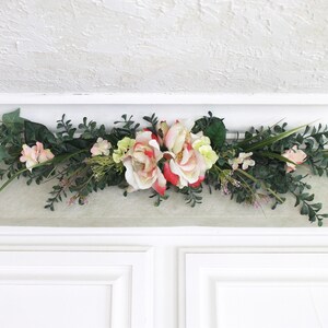 Small Silk Floral Festoon - Pink & Cream (S19-189) - Etsy