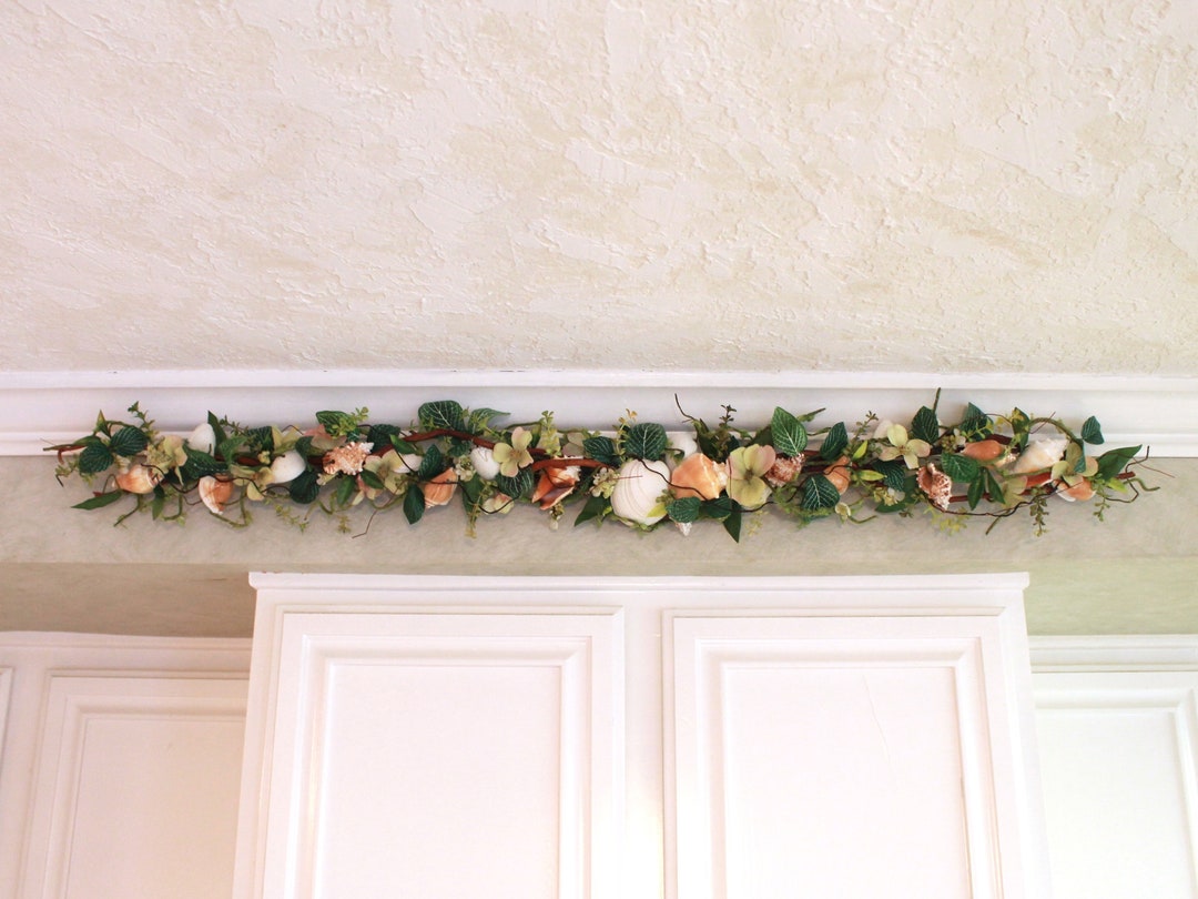 Silk Floral Festoon - Seashells | Green (F23-23) - Etsy