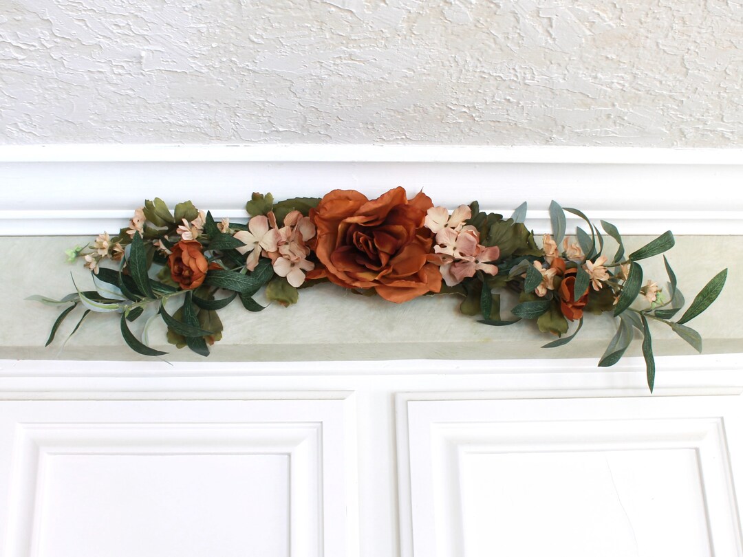 Silk Floral Festoon - Rust (F22-58) - Etsy