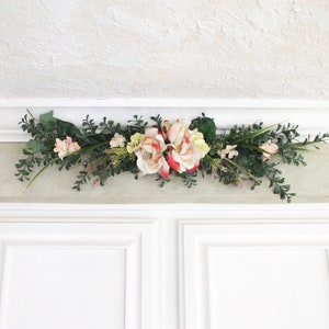 Small Silk Floral Festoon - Pink & Cream (S19-189) - Etsy