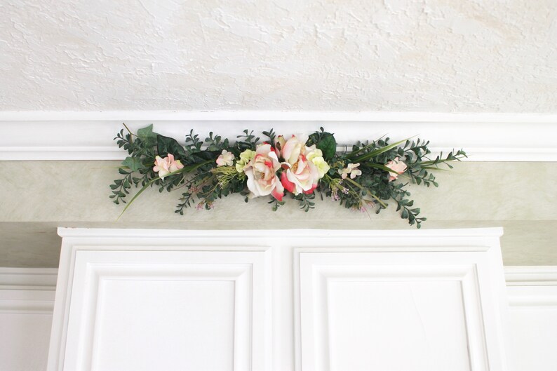 Small Silk Floral Festoon - Pink & Cream (S19-189) - Etsy