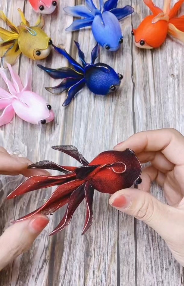 SVG and Template Digital Download Crafted Handmade Goldfish Gift ...