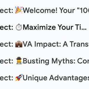 Lead Magnet Email Sequence & 100+ VA Skills Canva Template - Engaging ...